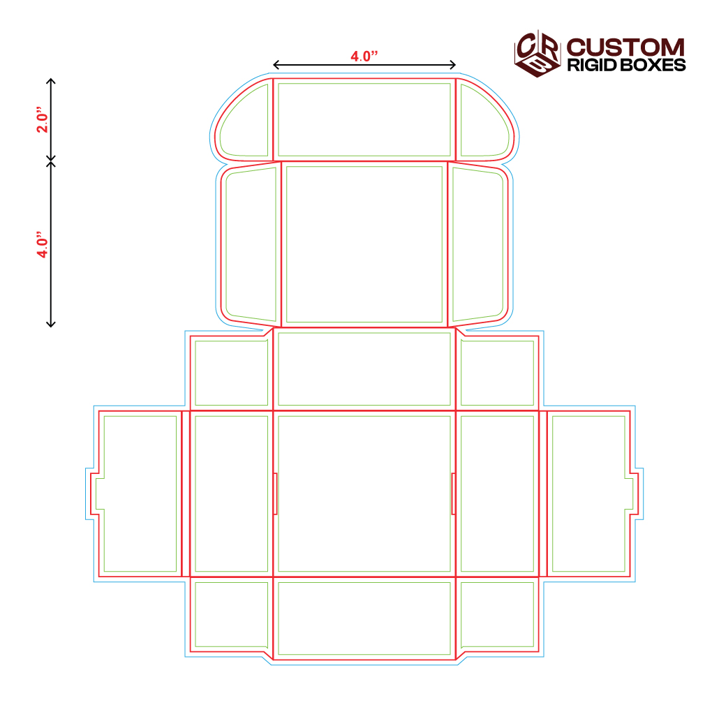 Free Rigid Boxes Dieline Templates