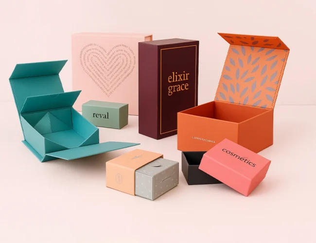 Premium Rigid Boxes for Gifts, Jewelry & Retail Product Packaging